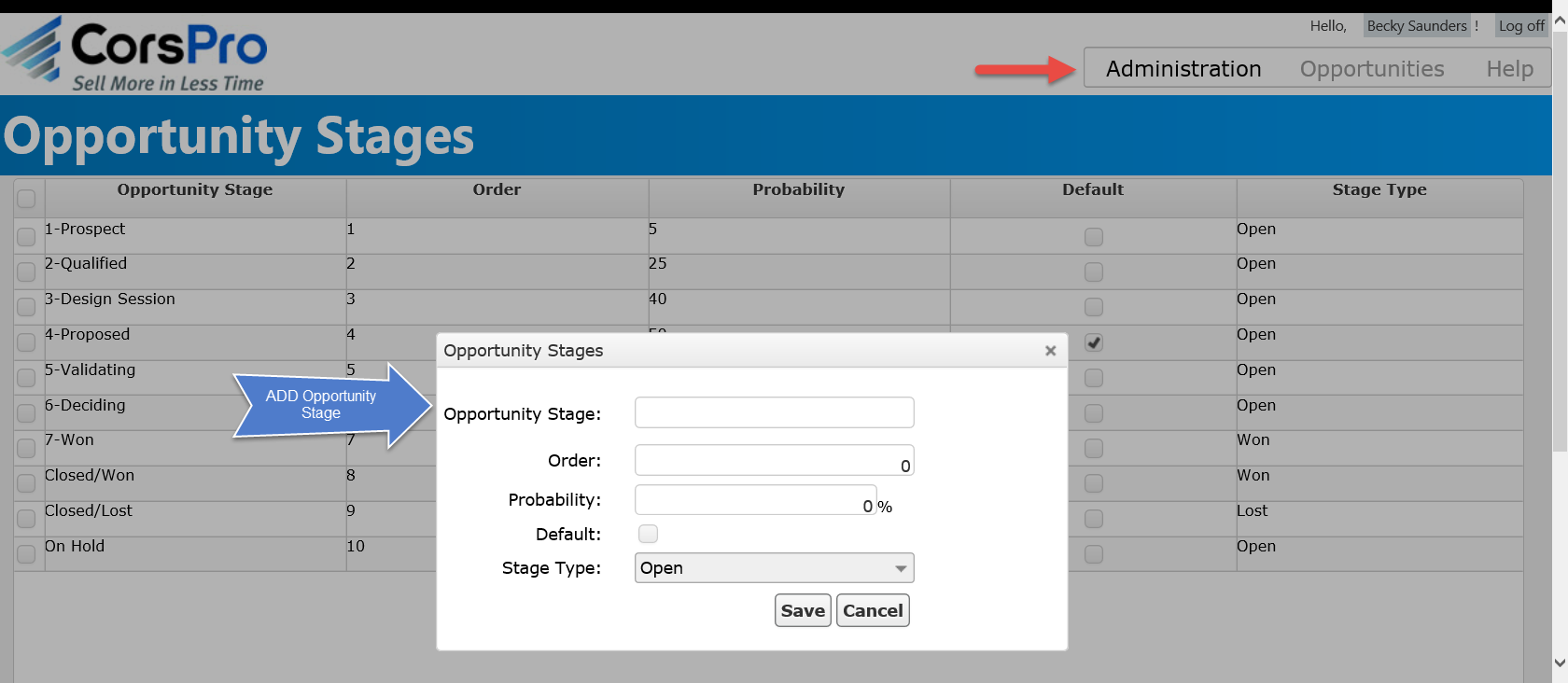 SDA Cloud Administrative Functions - CorsPro