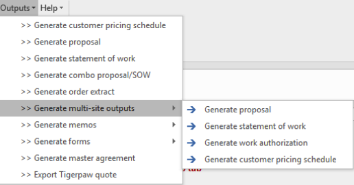 Generating Outputs - CorsPro
